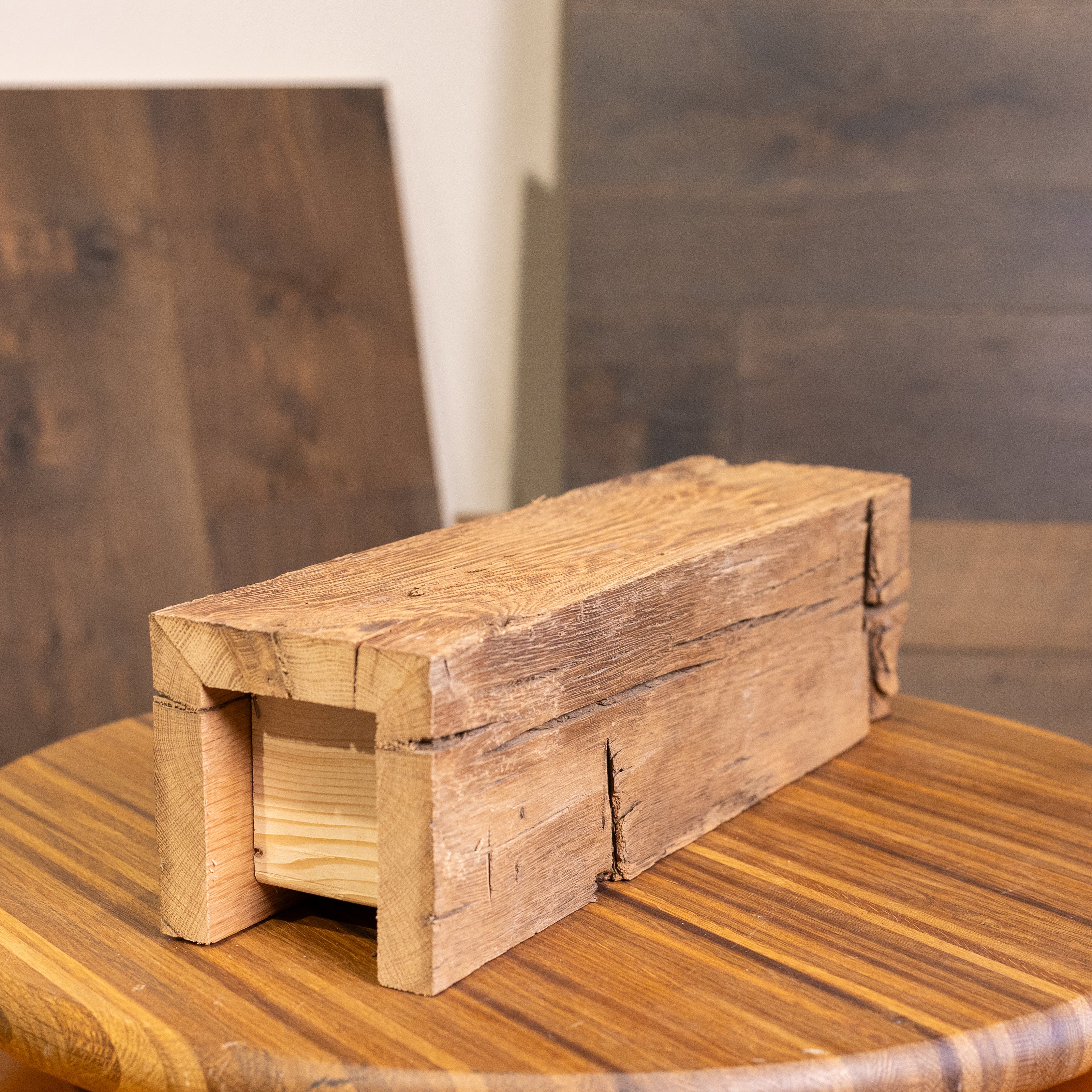 Hand Hewn Box Beam Material Sample – The Box Beam Collection